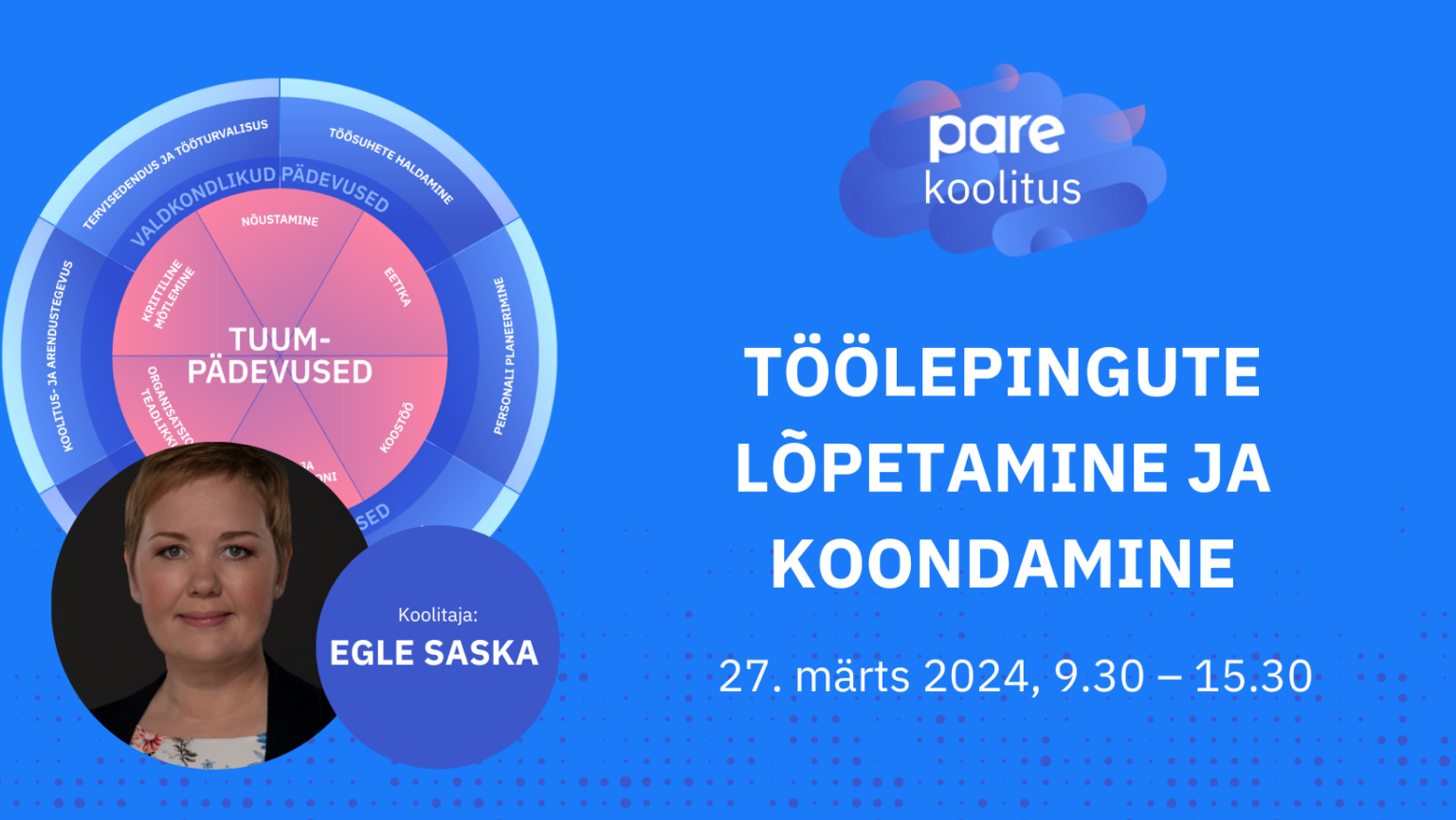 Töölepingute lõpetamine ja koondamine - PARE
